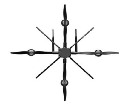 Quad-axis Throwing Drone